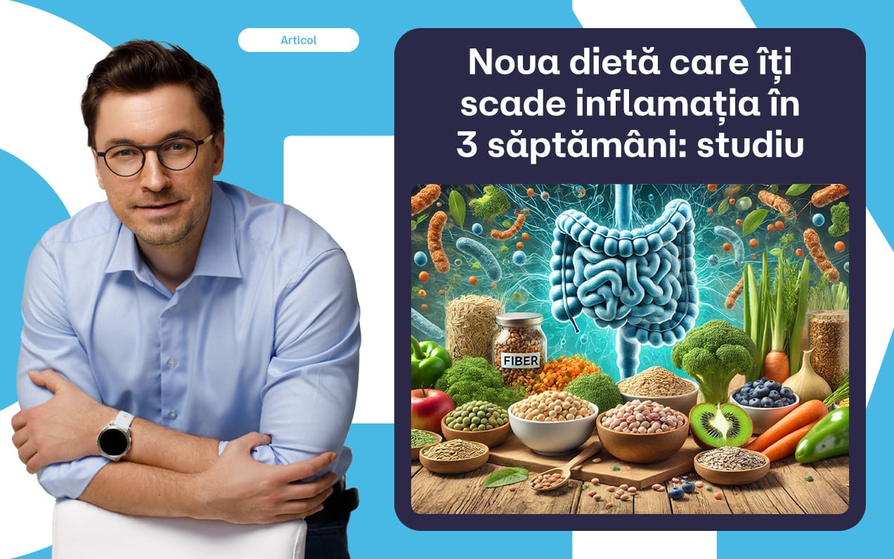 Noua dietă care îți scade inflamația în 3 săptămâni | Studiu - Dr. Mihail